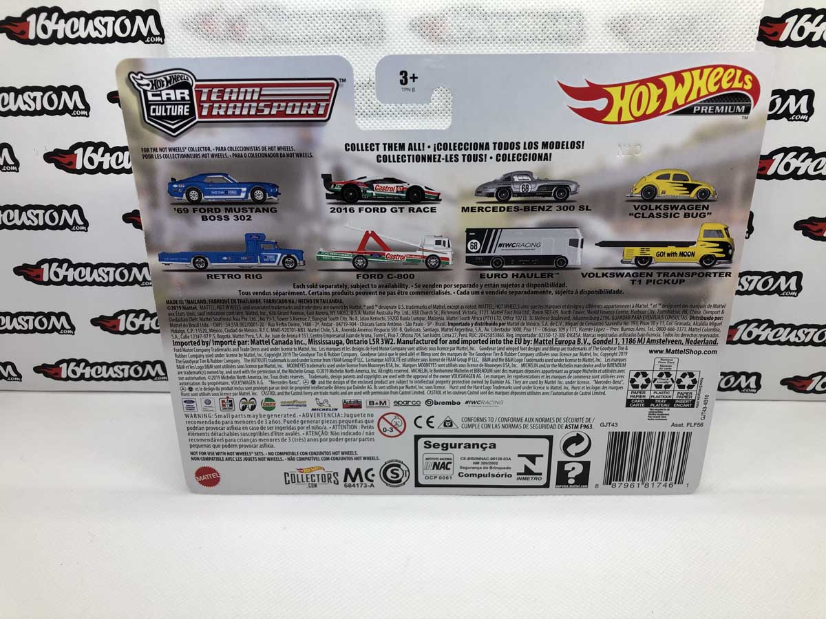 2020 Hot Wheels Mercedes-Benz 330 SL & Euro Hauler Car Culture - Team ...