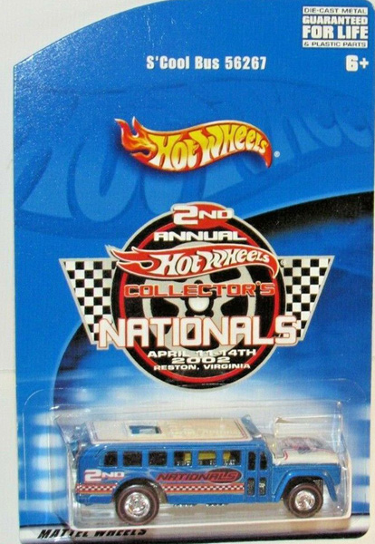 2002 Hot Wheels S'Cool Bus RLC Exclusive Release 2nd Nationals