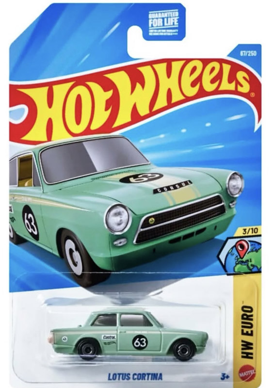 2026 Hot Wheels Lotus Cortina Dollar Tree/Family Dollar Mainline HW Euro